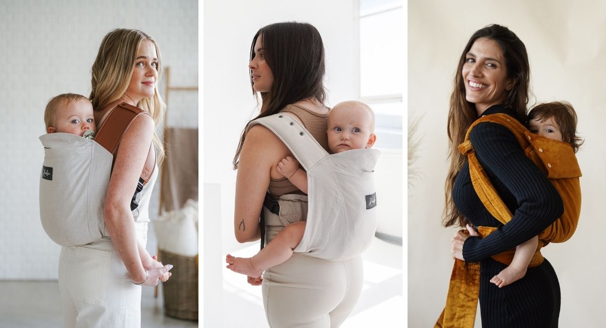 Entdecke die Vielseitigkeit: Trage dein Baby auf dem Rücken. – ROOKIE